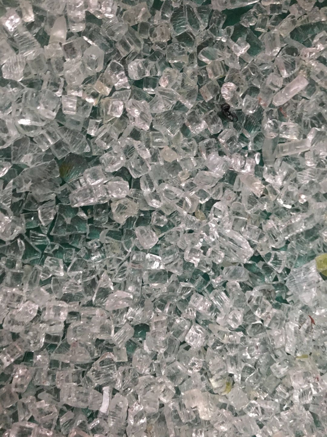 5 Pounds Tempered Clear Glass Tile Pieces Mixed Media Mosaic - Etsy