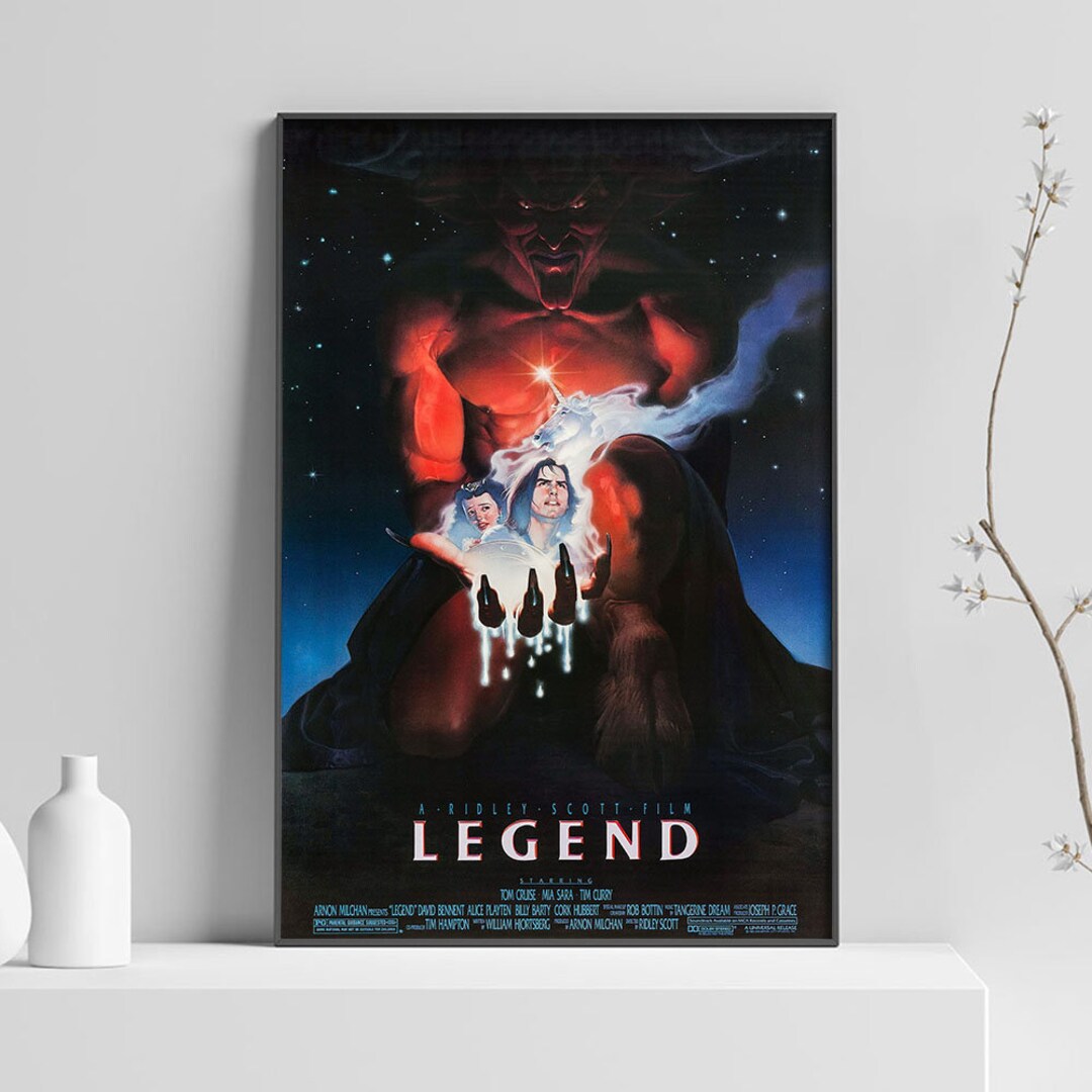 Legend Movie Poster, Wall Art, Classic Film Poster, Canvas Print, Home ...