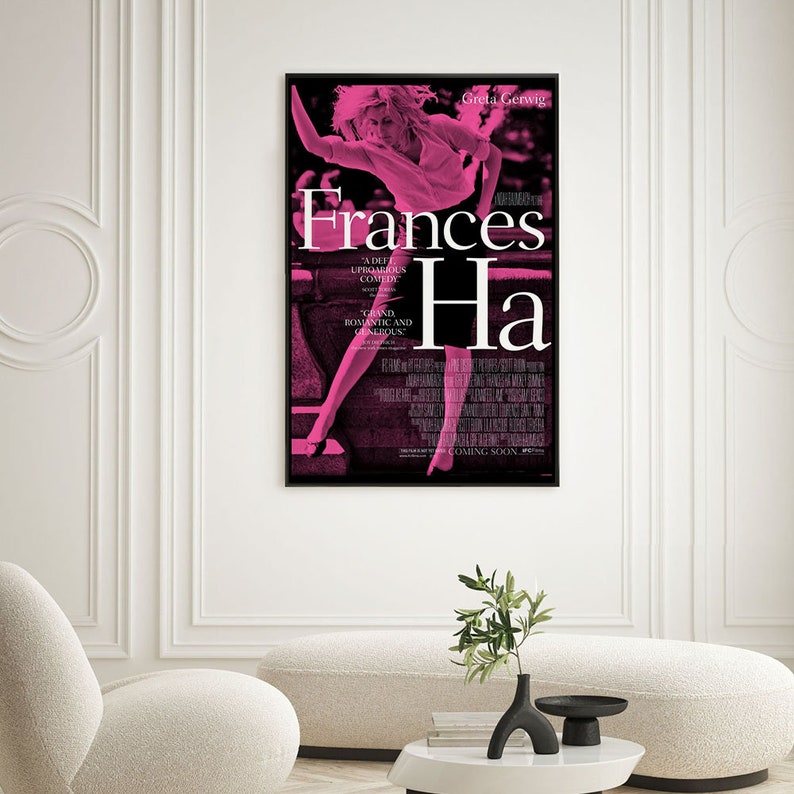 Frances Ha Movie Poster, Wall Art, Classic Film Poster, Canvas Print ...