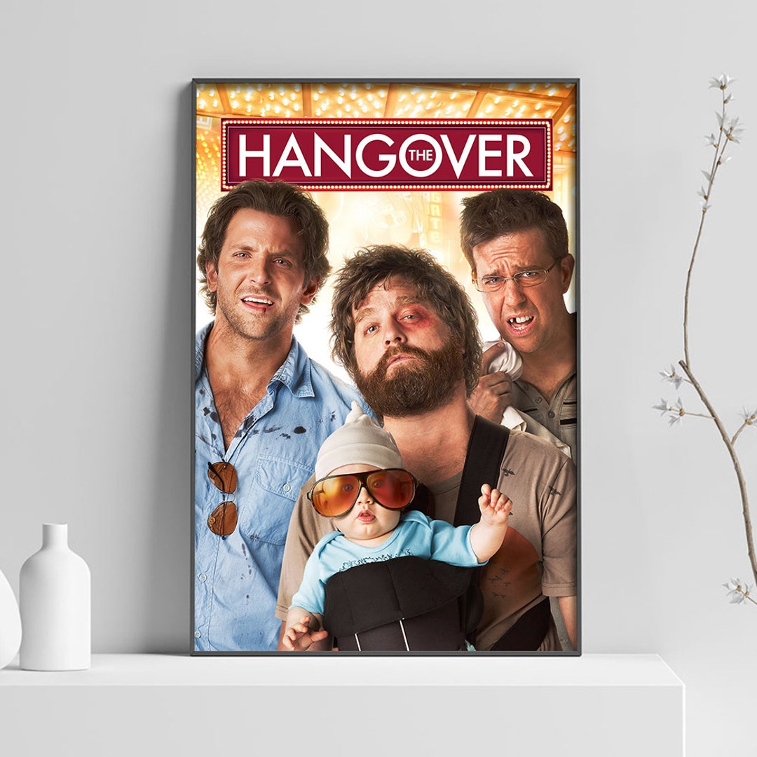 The Hangover Movie Poster, Wall Art, Classic Film Poster, Canvas Print ...