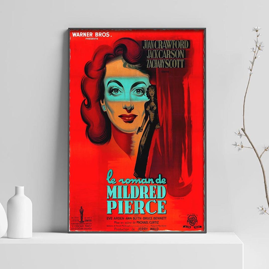 Mildred Pierce 1945 Movie Poster,classic Film Poster, Canvas Print ...