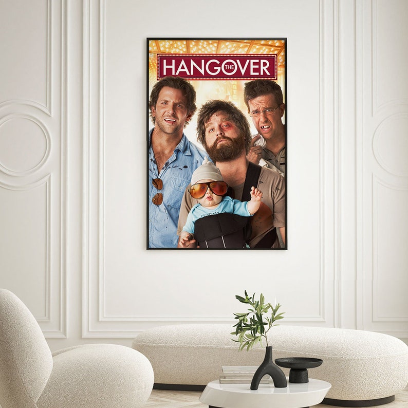 The Hangover Movie Poster, Wall Art, Classic Film Poster, Canvas Print ...