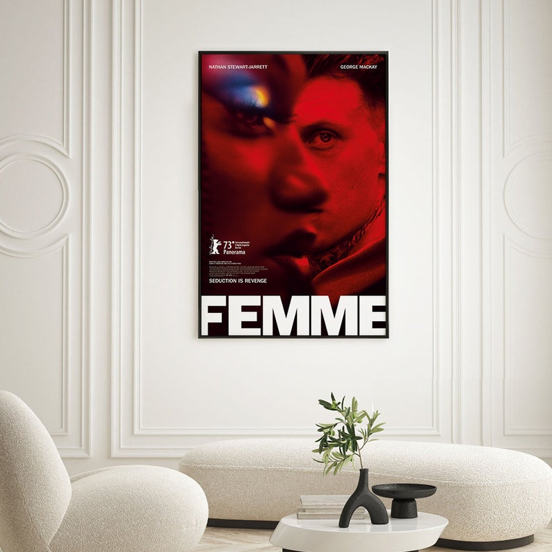 Femme Movie Poster, Wall Art, Classic Film Poster, Canvas Print, Home ...
