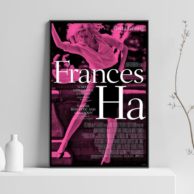 Frances Ha Movie Poster, Wall Art, Classic Film Poster, Canvas Print ...