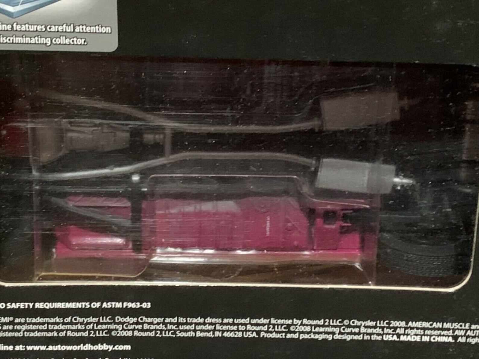 1970 Dodge Charger "r/t 440 CID Engine" Red/black C-stripe 1/750 World ...