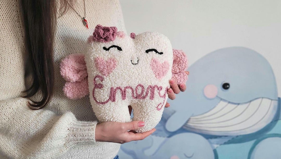 Personalized Tooth Fairy Pillow With Pocket, Tooth Fairy Letter ...