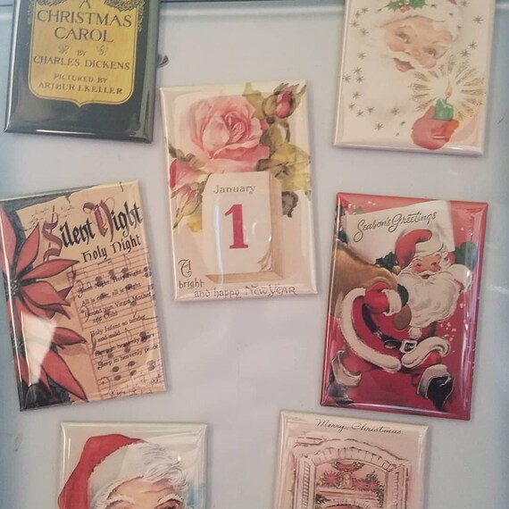 Sweet Merry Christmas Door Greeting on 2 x 3 Refrigerator Magnet ...