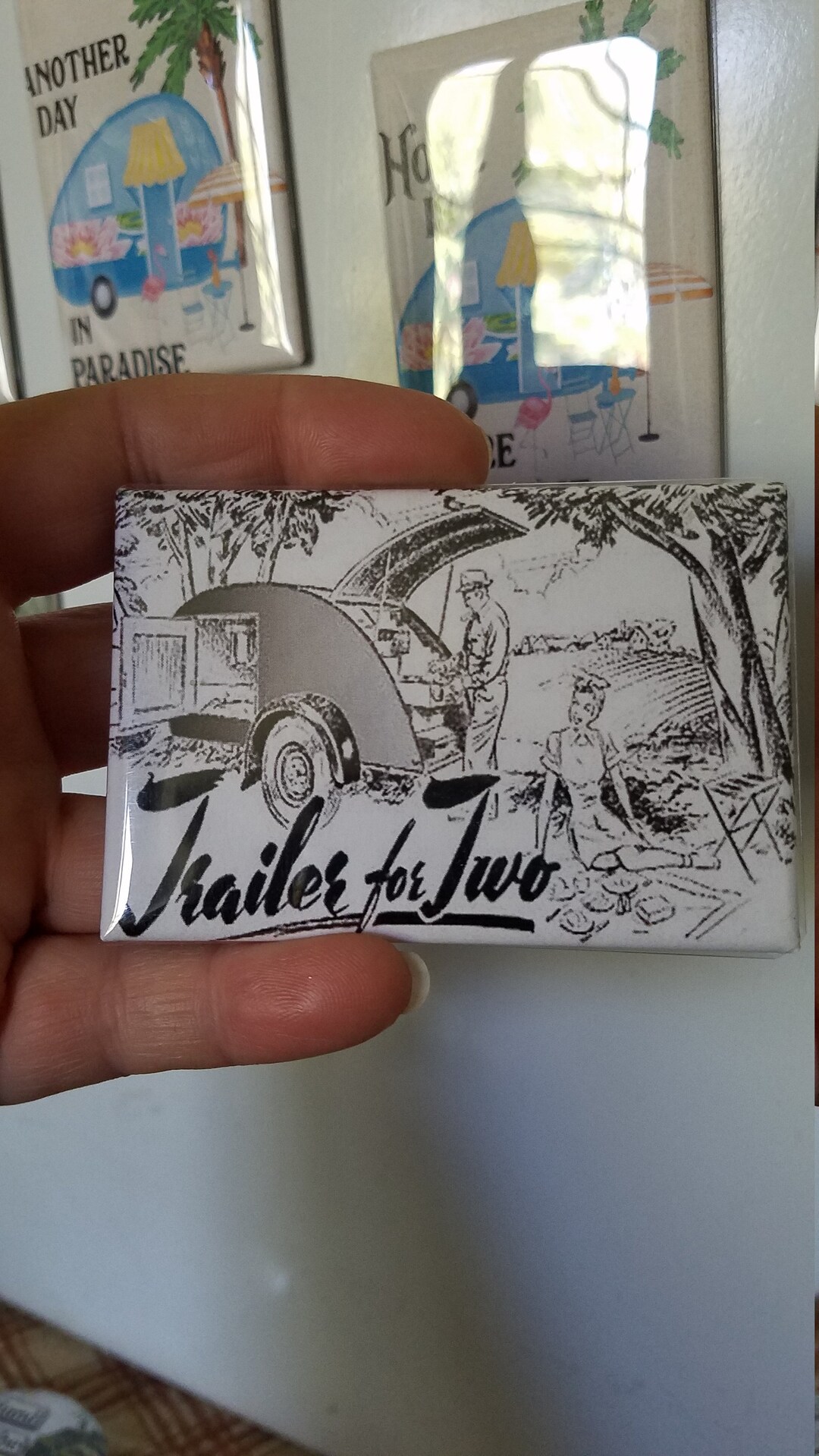 Teardrop Trailer Fridge Magnet - Etsy