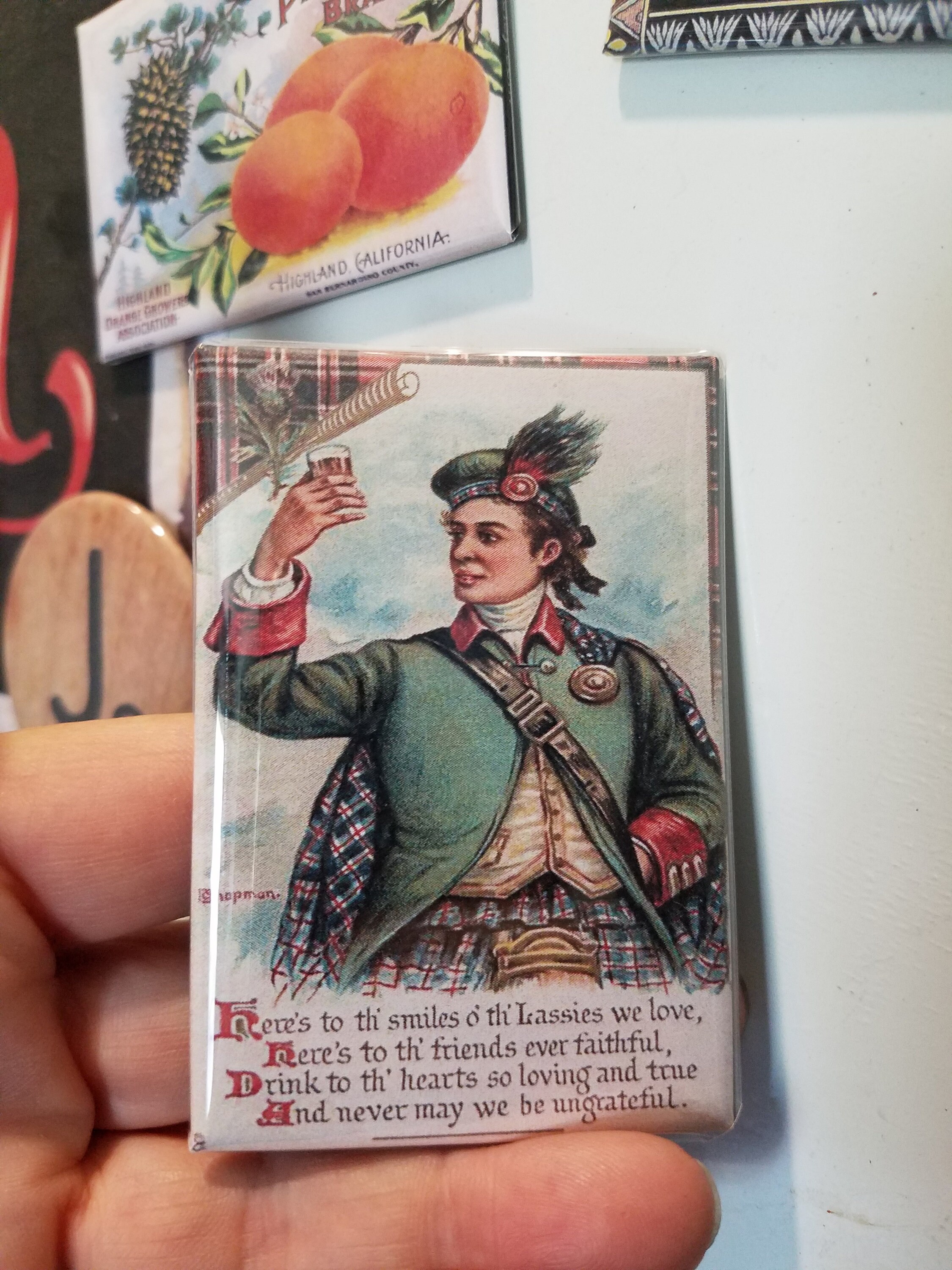 Scottish Poem Refrigerator Magnet Cheers - Etsy