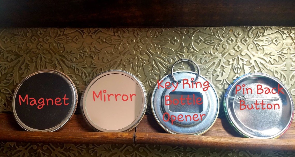 We Can Do It Pin-back Button, Pocket Mirror or Magnet Rosie the Riveter ...