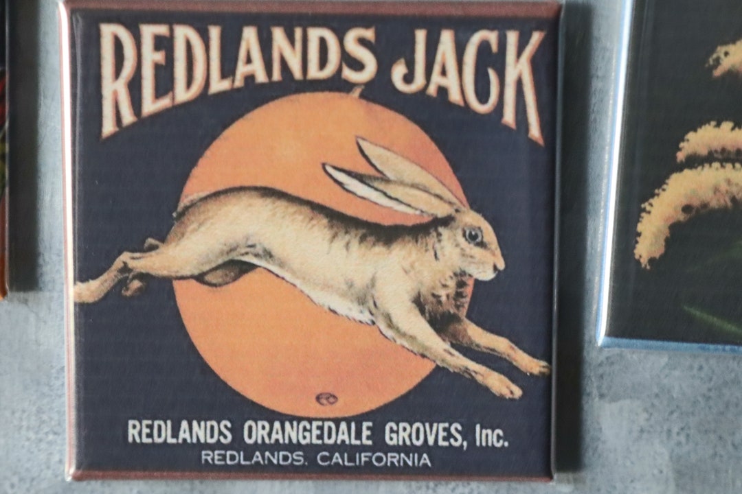 Vintage Orange Crate Label Redlands Jack - Etsy