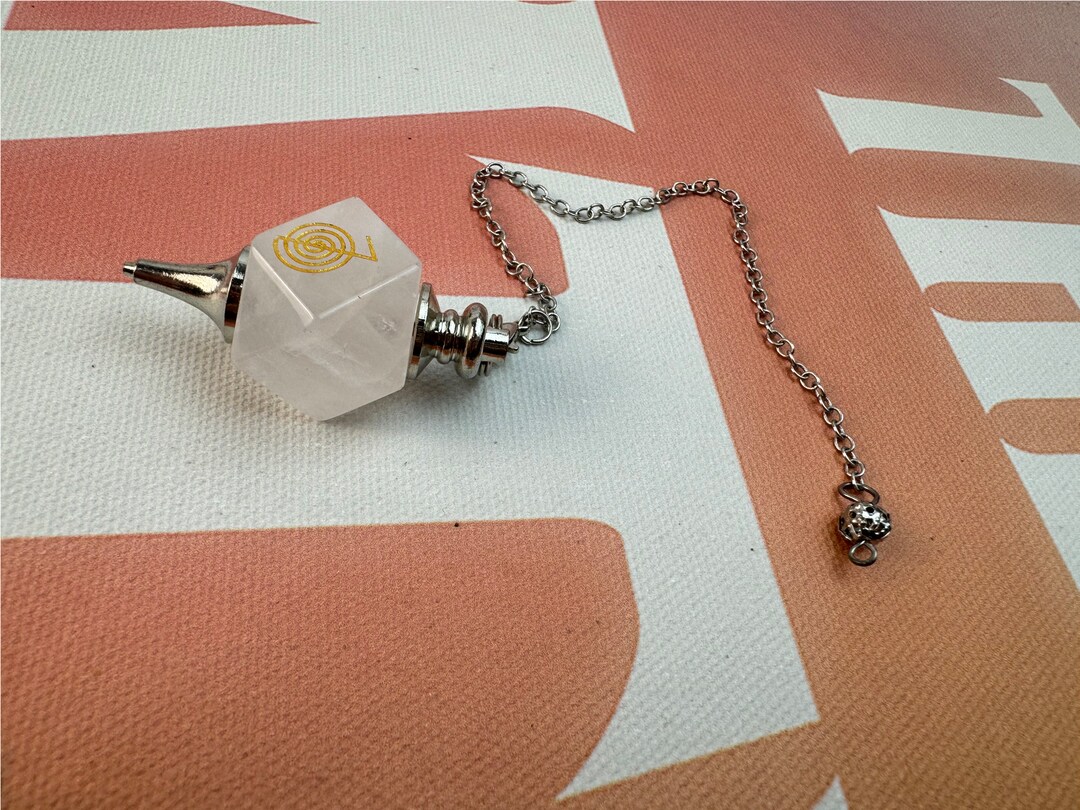 Power Symbol Spiritual Pendulum, Natural Crystal Reiki Symbol, Hypnosis ...