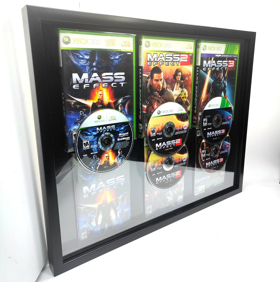 Mass Effect 1 2 3 Collection Xbox360 Complete CIB Framed Retro ...