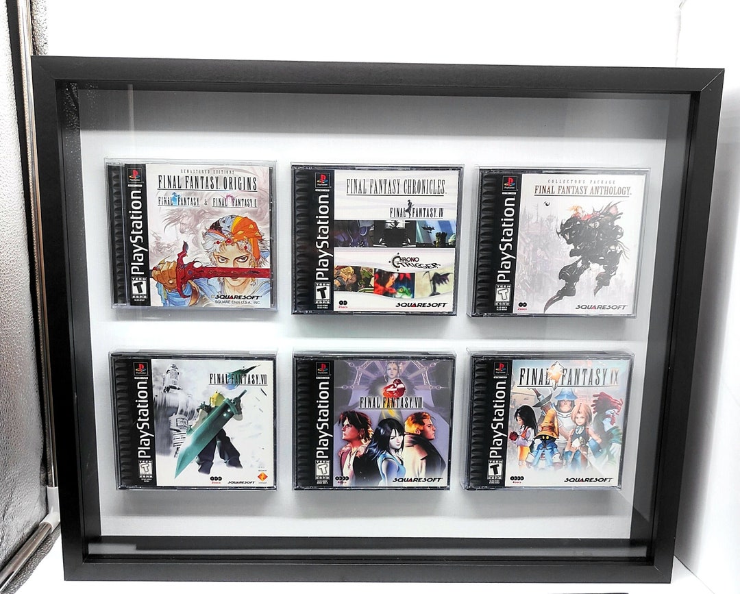 Final Fantasy 1,2,4,5,6,7,8,9 PS1 Complete Collection US Release Framed ...