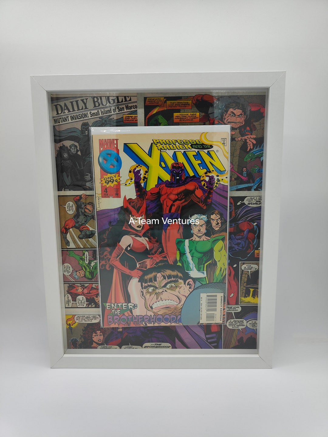 X-men Comic Book Professor X and the X-men 4 (1995) Marvel - Framed ...