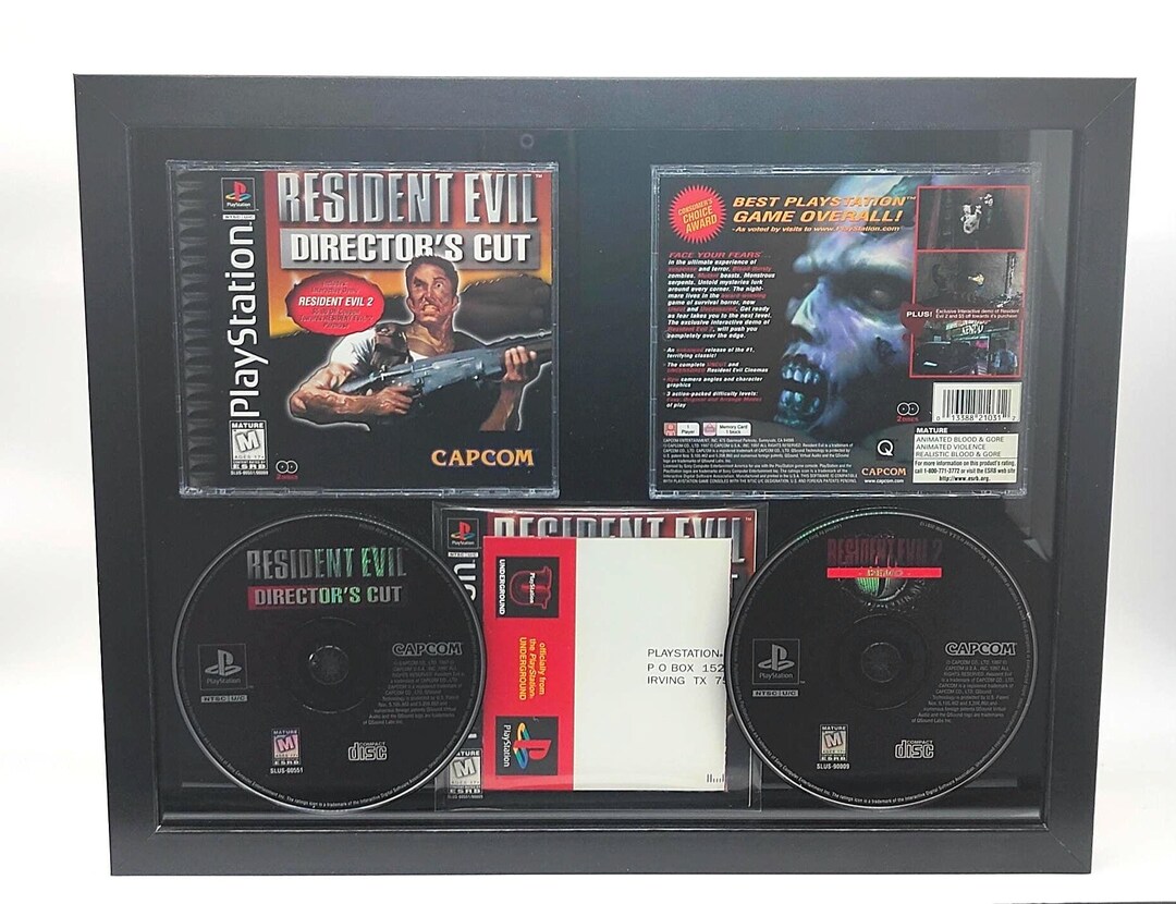Resident Evil Directors Cut Playstation 1 PS1 - CIB Case Covers Disc ...