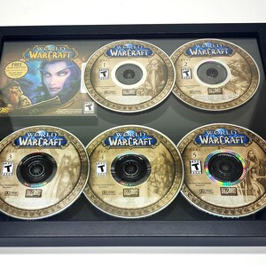 World of Warcraft WOW MMORPG Framed Video Game Shadowbox W/ Case and ...