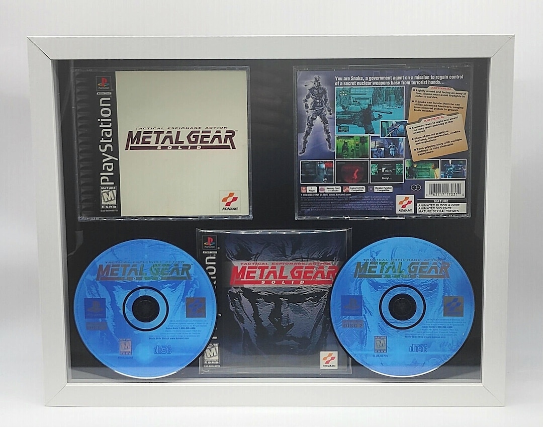 Metal Gear Solid MGS1 Playstation 1 PS1 - CIB Case Covers Discs and ...