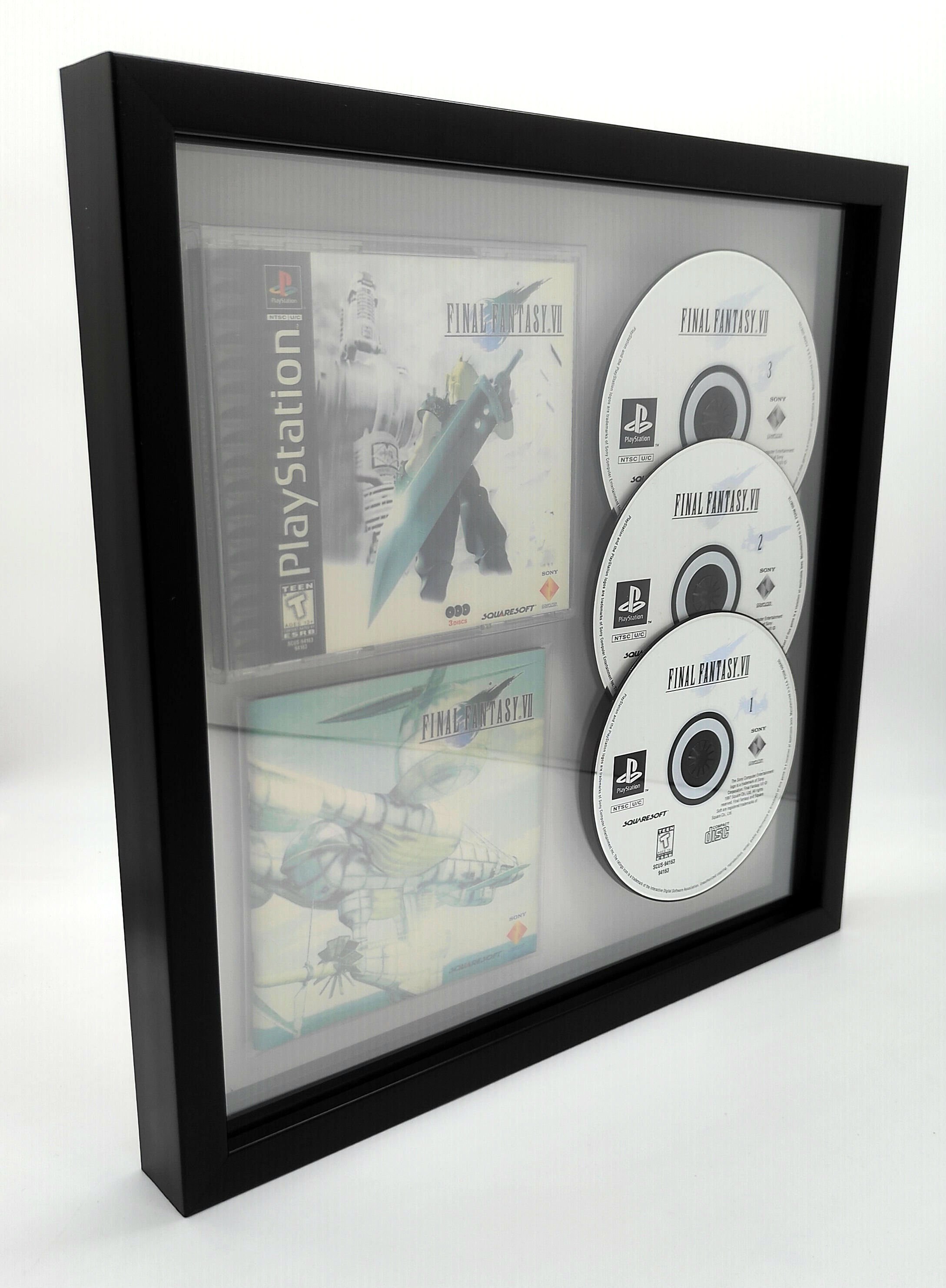 Final Fantasy 7 FF7 PS1 Framed 12x12 Video Game Shadowbox W/ Case ...