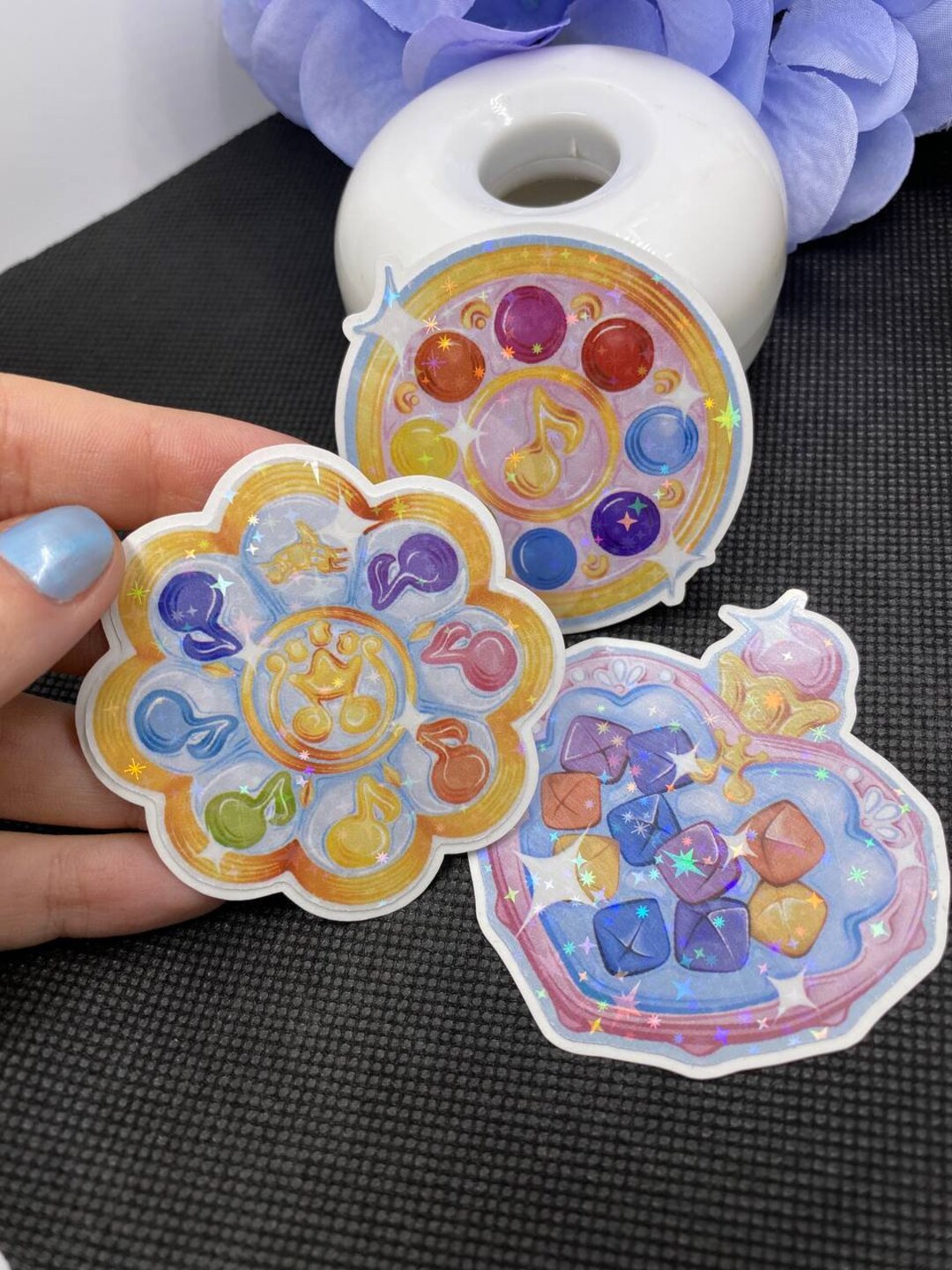 Doremi Magical Girl Majokko Weapon Whole Team Set - Easy Peel Tab - Etsy