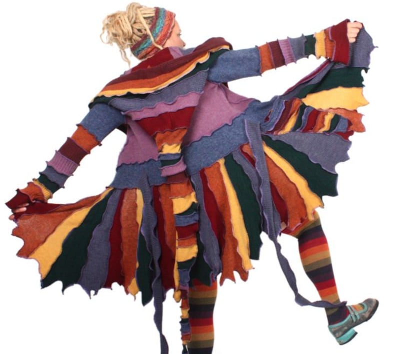 Katwise Coat Pattern - Reconstructed Sweater Tutorial - PDF - Instant ...