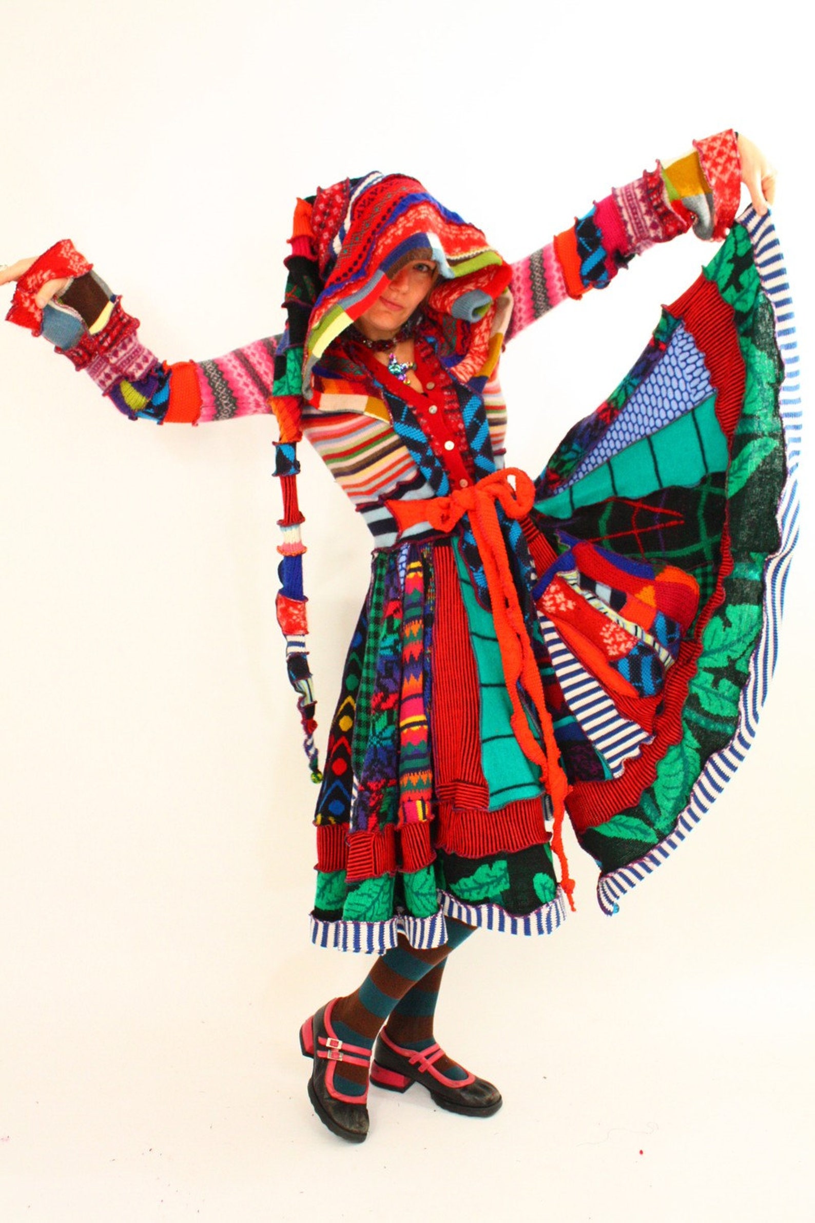 Upcycled Sweater TUTORIAL by Katwise - Elf Coat - Etsy