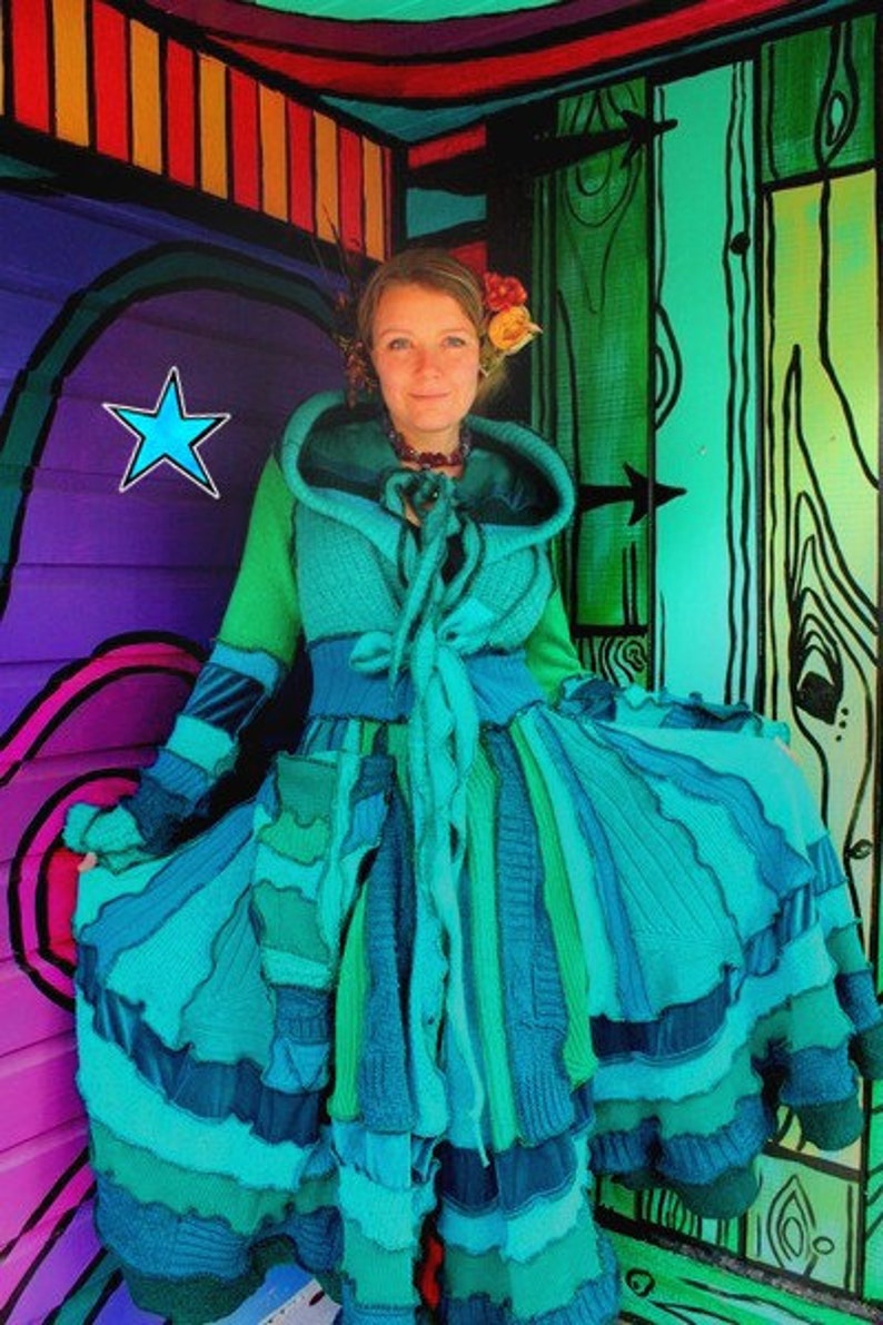 Katwise Original Upcycled Sweater Coat TUTORIAL - Etsy