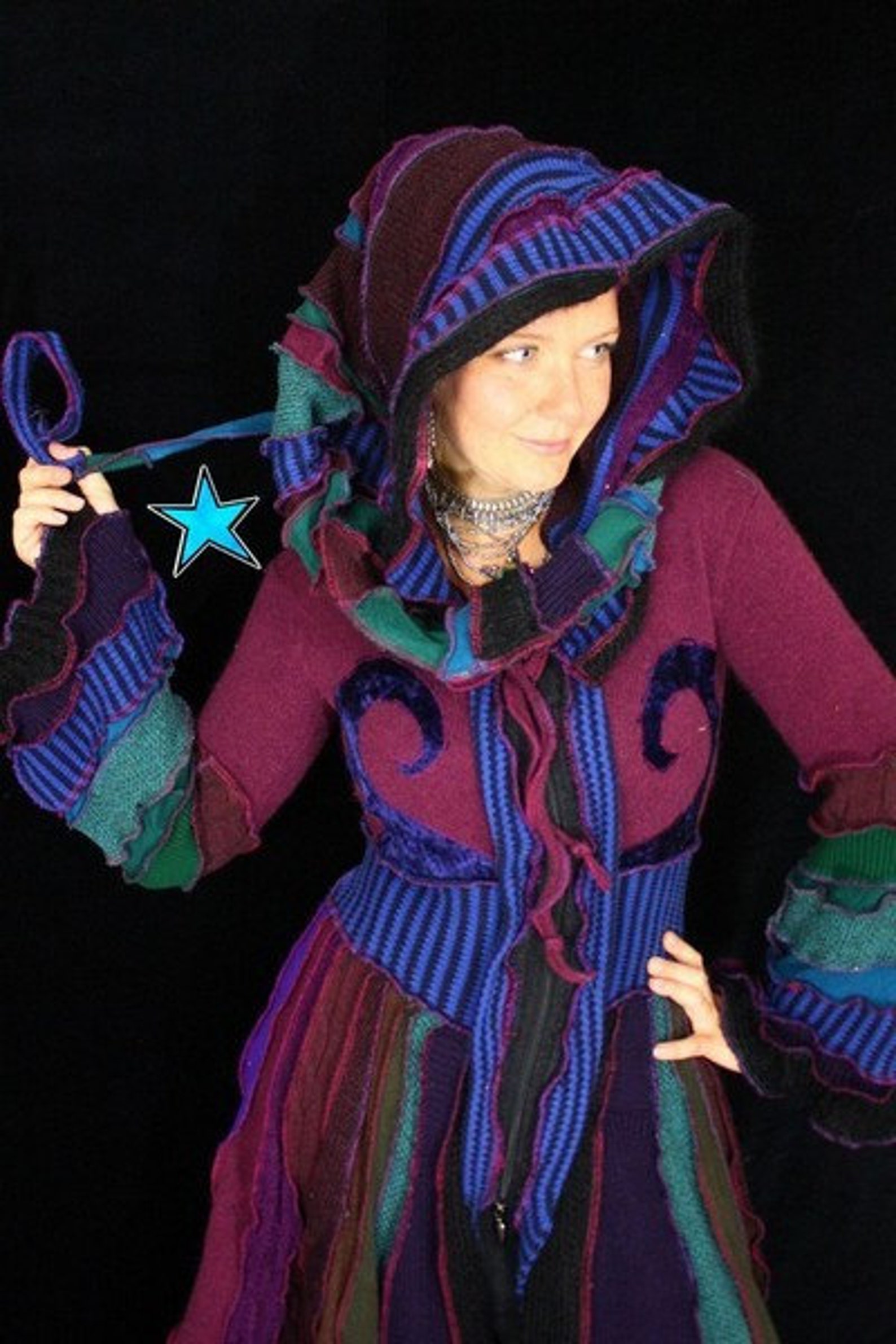 Katwise Coat Pattern - Reconstructed Sweater Tutorial - PDF - Instant ...