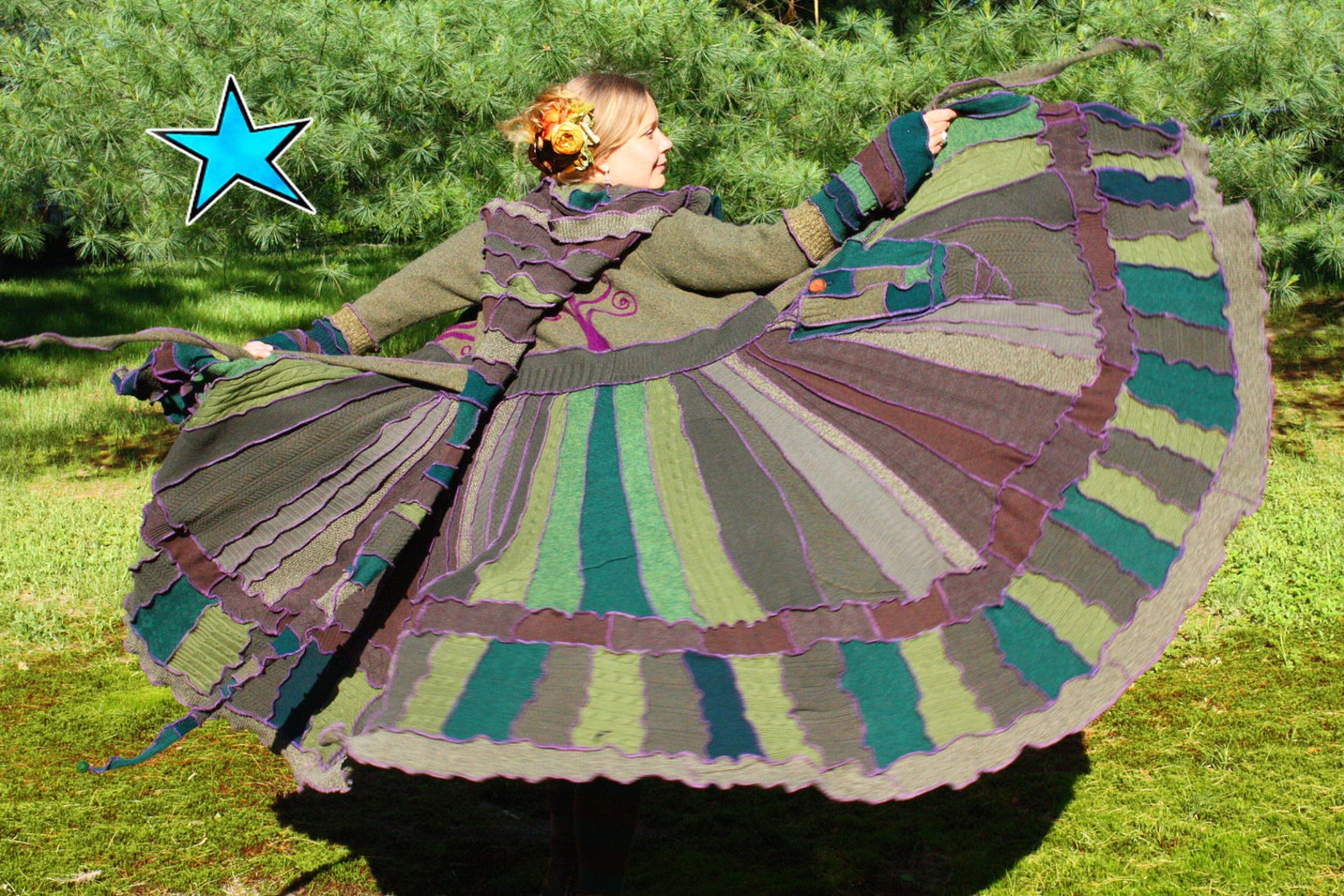 Katwise - Recycled Sweater Tutorial - Plus Size Elf Coat - Etsy