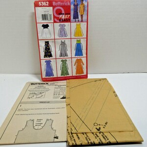 Vintage Petite Dress Pattern DIY Sew Butterick 5362 Women Size 6-8-10 ...