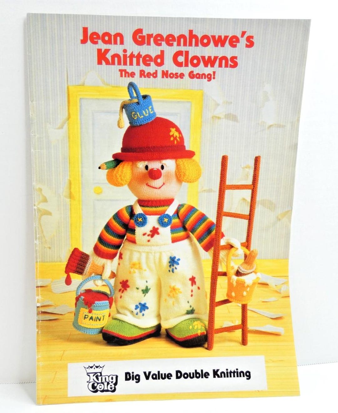 Jean Greenhowe's Knitted Clowns Pattern Booklet Double Knit DIY Vintage ...
