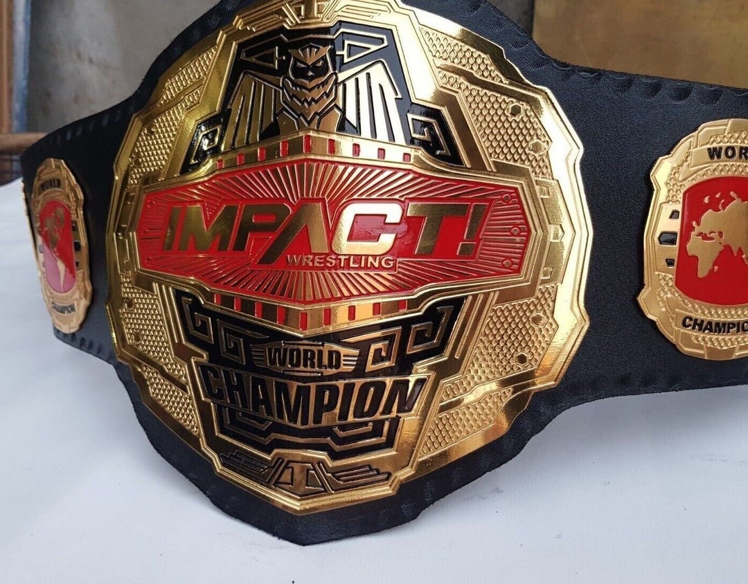 World Impact Heavyweight Wrestling Championship Replica Title Belt Premium Quality Wwe Iwgp ...