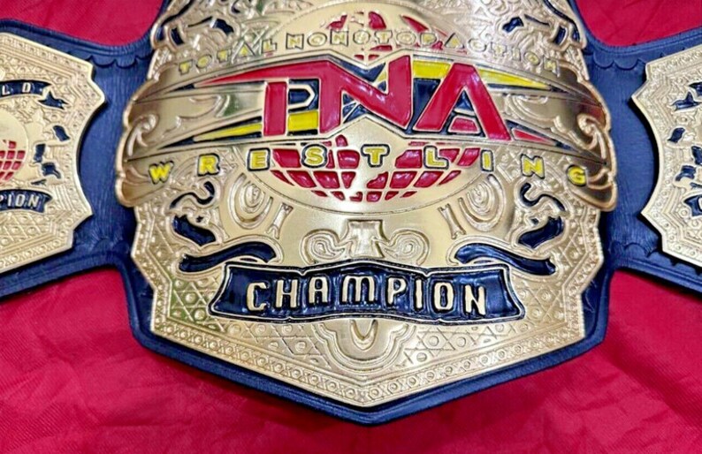 New TNA World Heavyweight Wrestling Championship Replica Title Belt ...