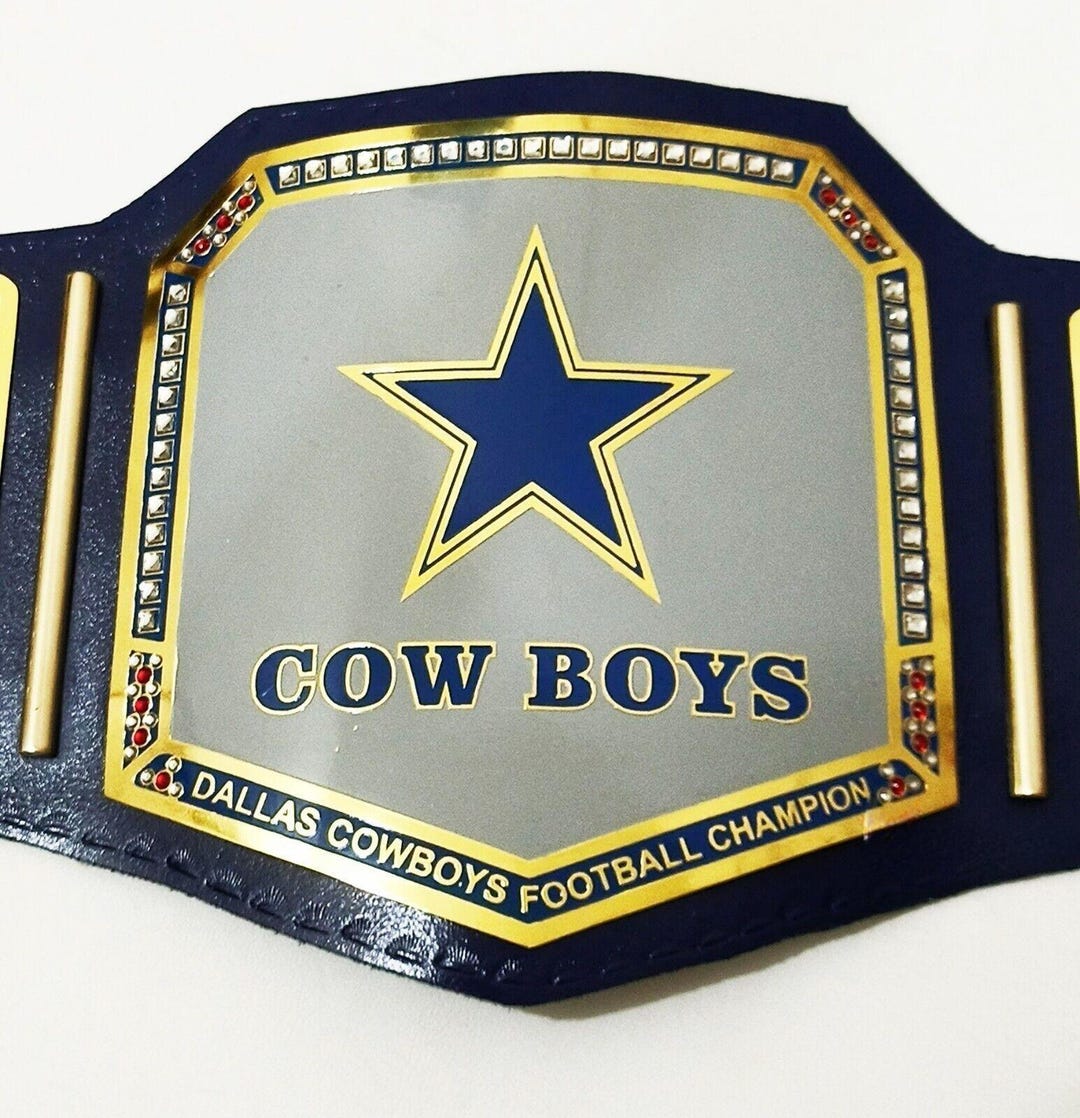 Dallas Cowboy Championship Belt Title Replica Adult Size Belt Replica ...