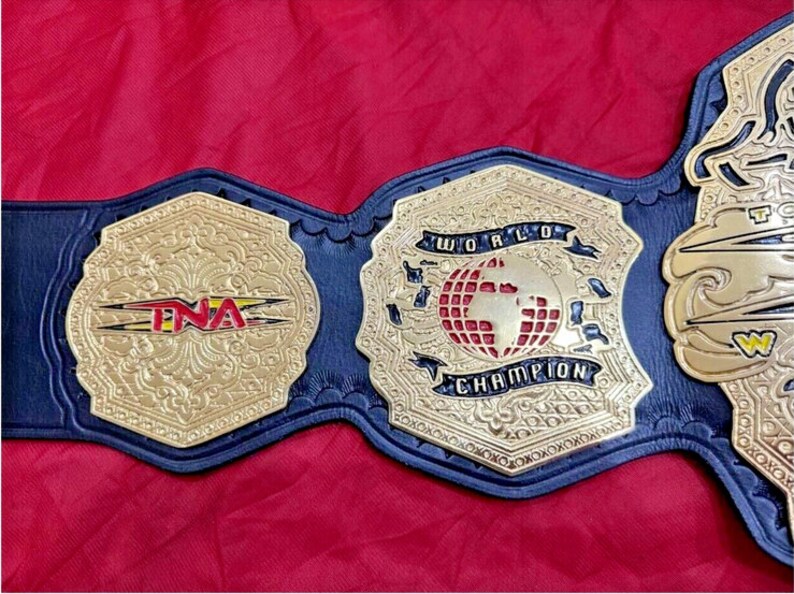 New TNA World Heavyweight Wrestling Championship Replica Title Belt ...