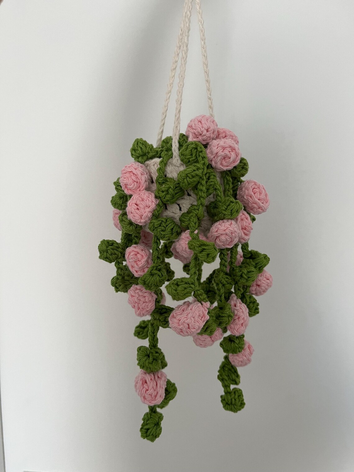 Crochet Hanging String of Pearls - Etsy