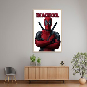 Deadpool Movie Poster Film Fan Collectibles Vintage Movie Poster Home ...