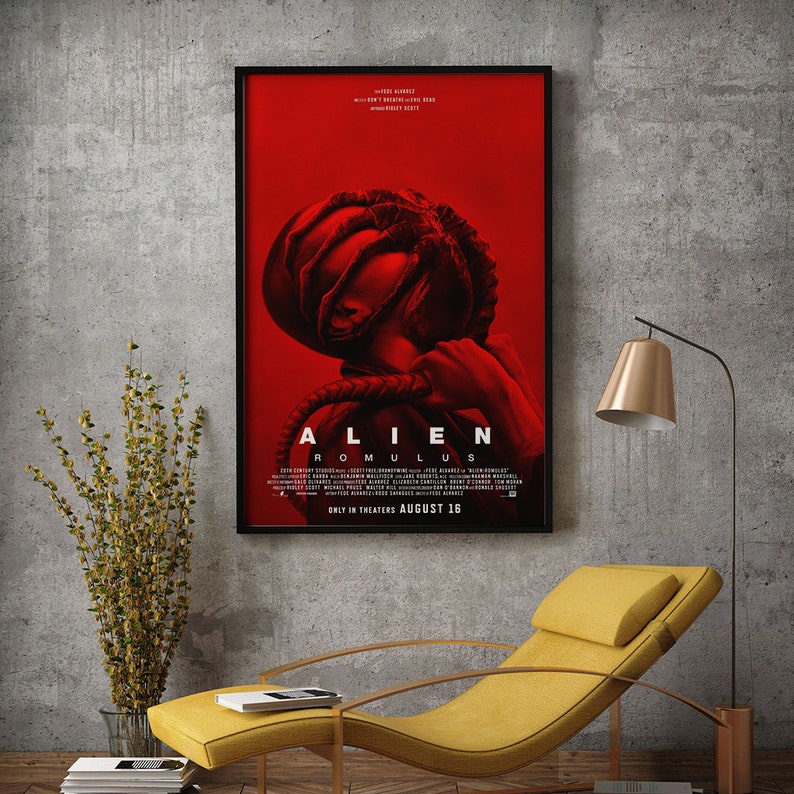 Alien Romulus Movie Poster Film Fan Collectibles Vintage Movie Poster ...