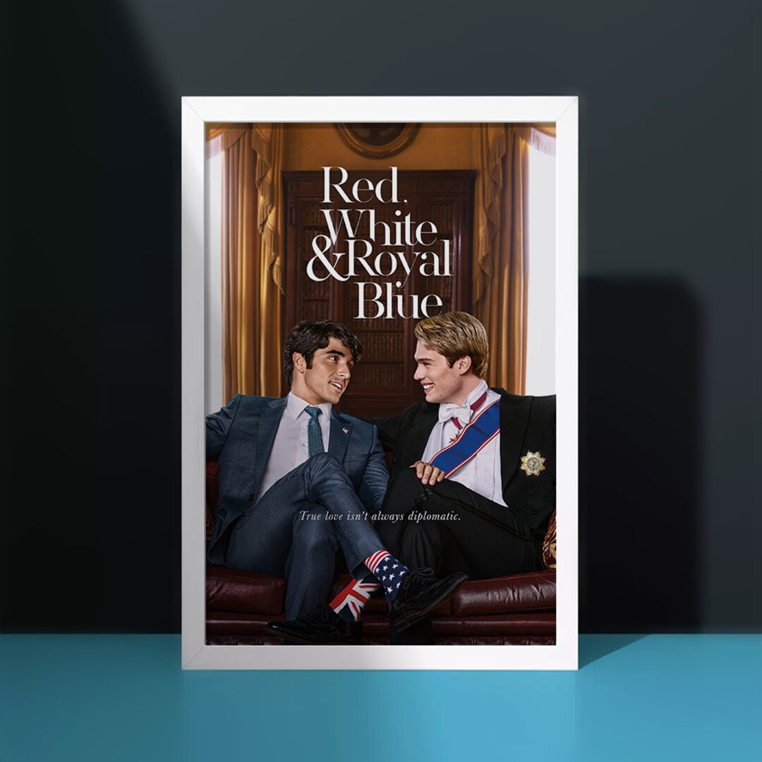 Red, White & Royal Blue Movie Poster Film Fan Collectibles Vintage ...