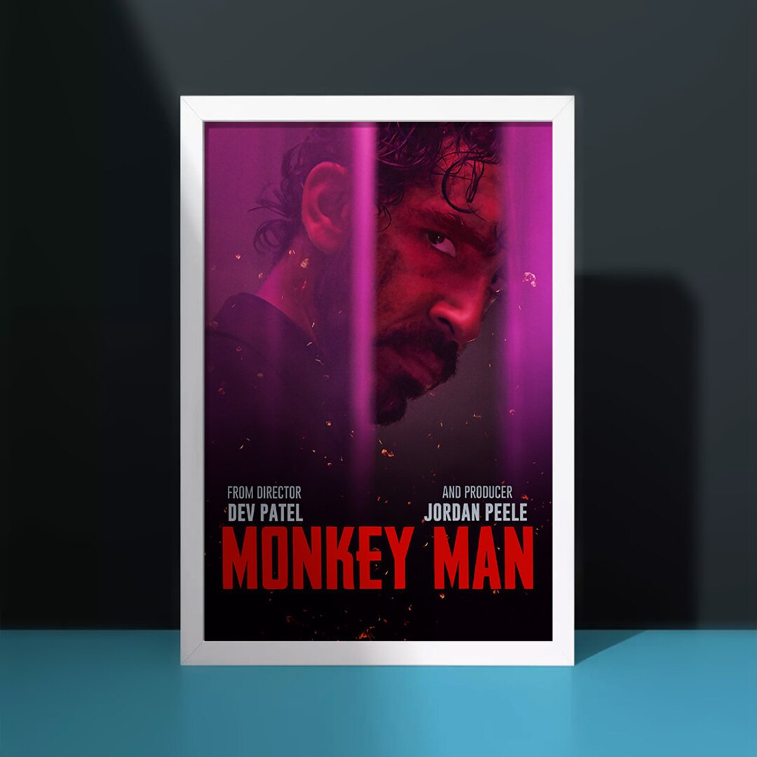 Monkey Man Movie Poster Film Fan Collectibles Vintage Movie Poster Home ...