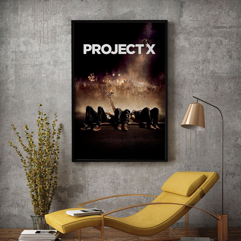 Project X Movie Poster Film Fan Collectibles Vintage Movie Poster Home ...