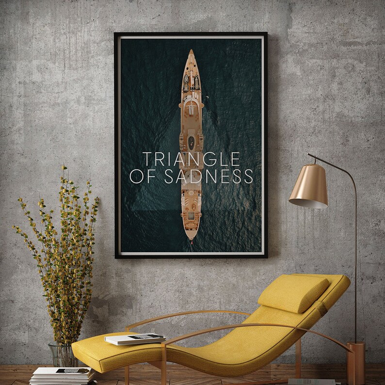 Triangle of Sadness Movie Poster Film Fan Collectibles Vintage Movie ...