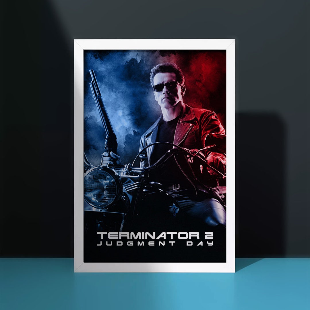 Terminator 2 Judgment Day Movie Poster Film Fan Collectibles Vintage ...