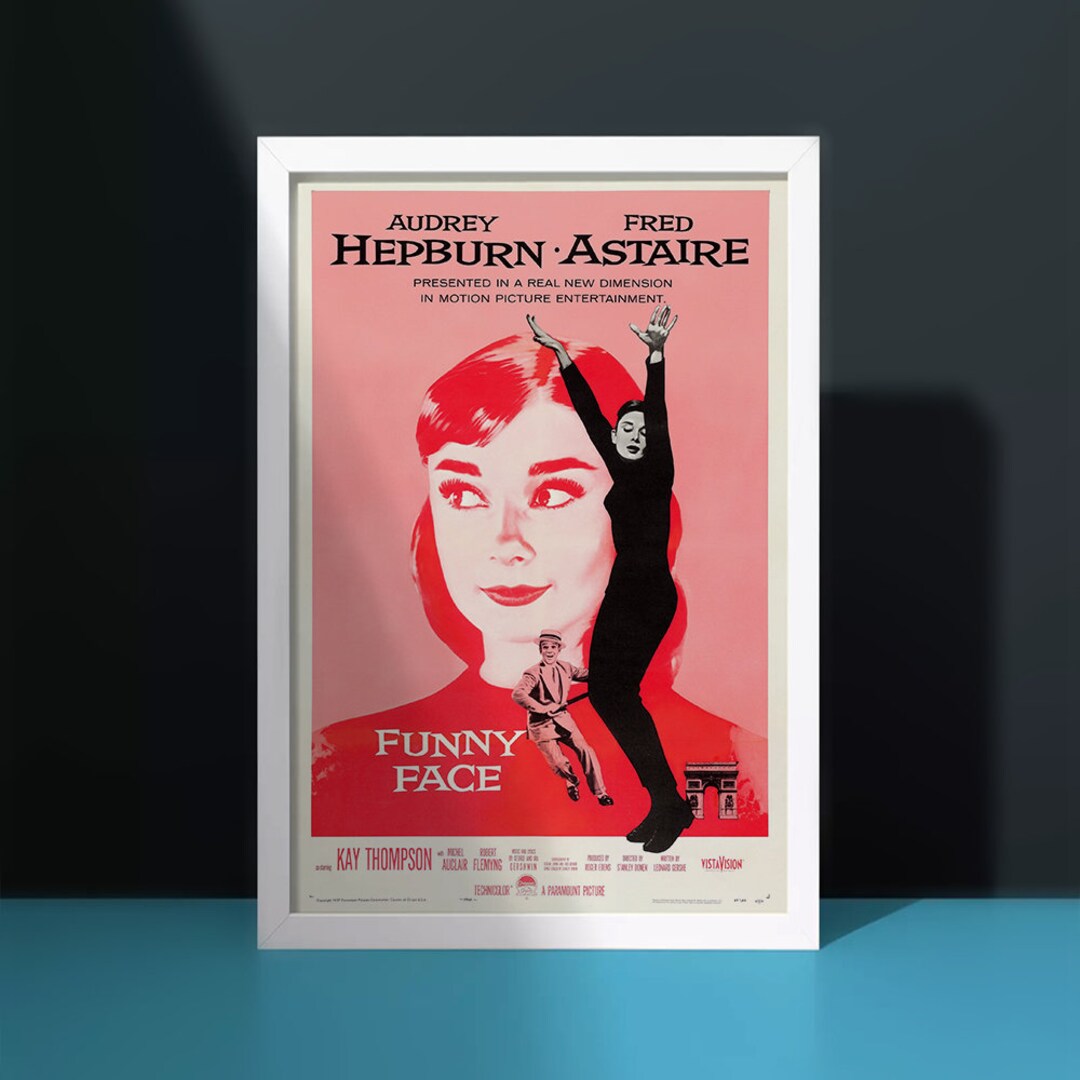 Funny Face Movie Poster Film Fan Collectibles Vintage Movie Poster Home ...