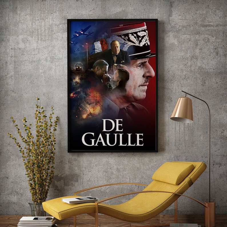 De Gaulle Movie Poster Film Fan Collectibles Vintage Movie Poster Home ...