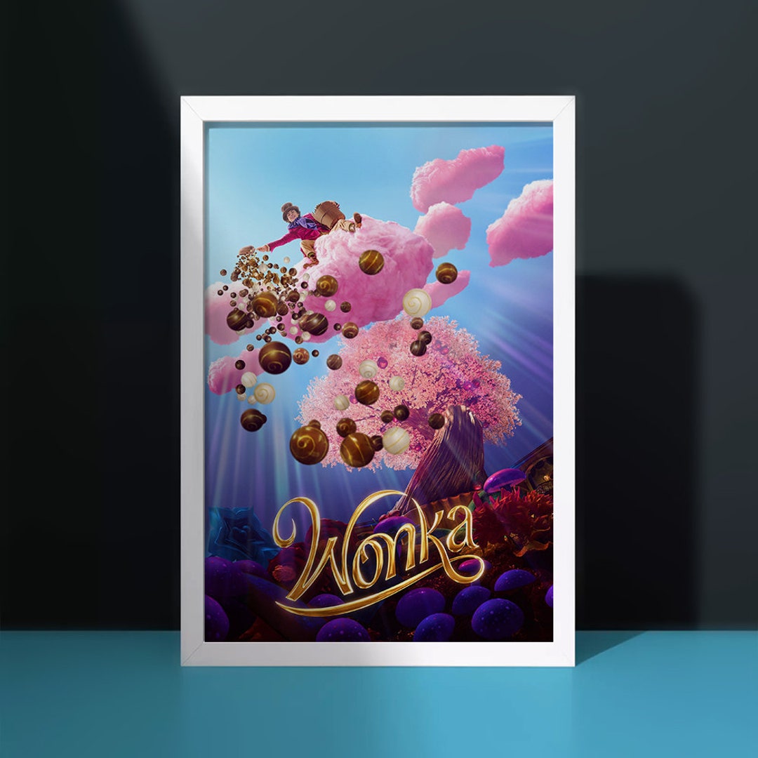 Wonka Movie Poster Film Fan Collectibles Vintage Movie Poster Home ...
