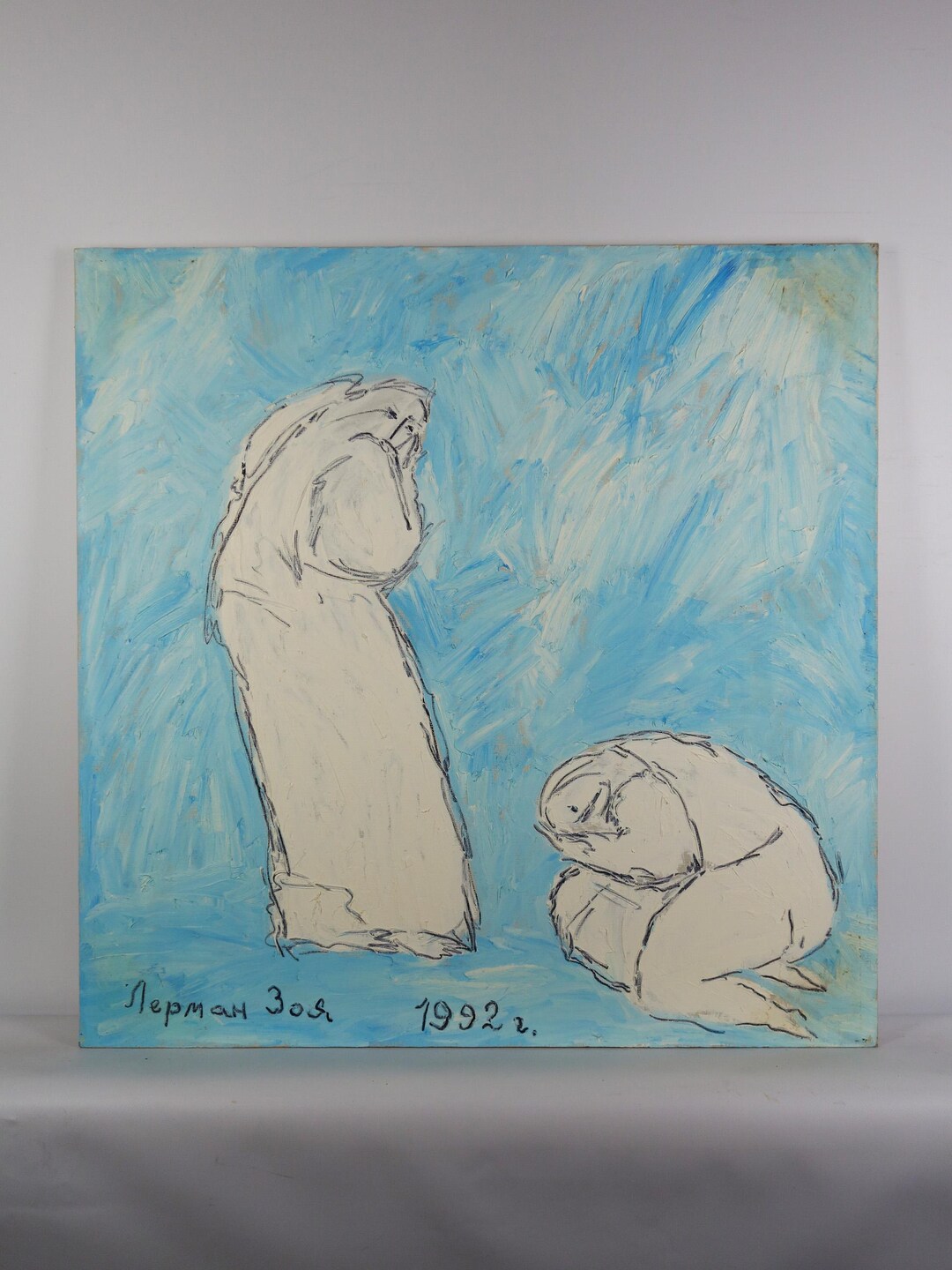 Oil Painting on Canvas, Original Art Work, Ukrainian Artist Lerman ...