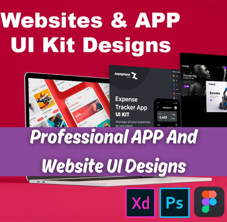 Professional APP and Website UI Designs Download in XD Psd and Fig ...