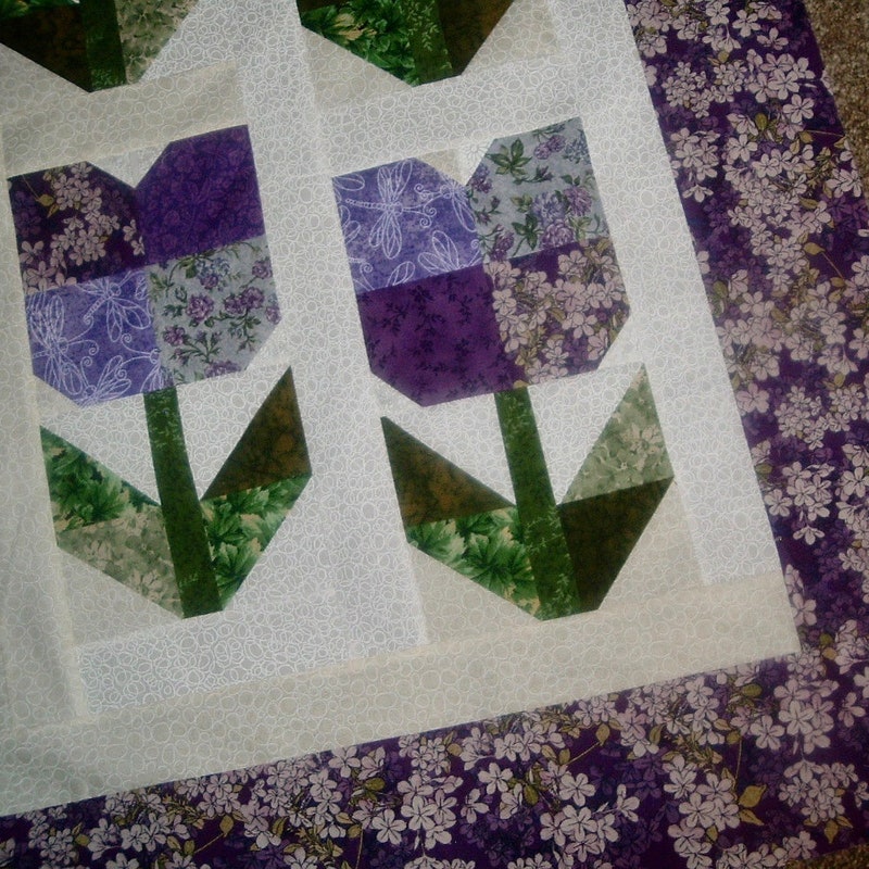 Tulip Quilt - Etsy