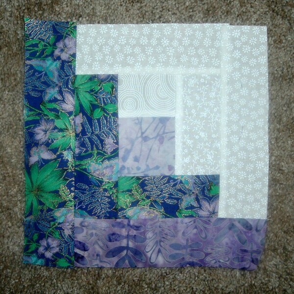 Log Cabin Cross Quilt Pattern - Etsy